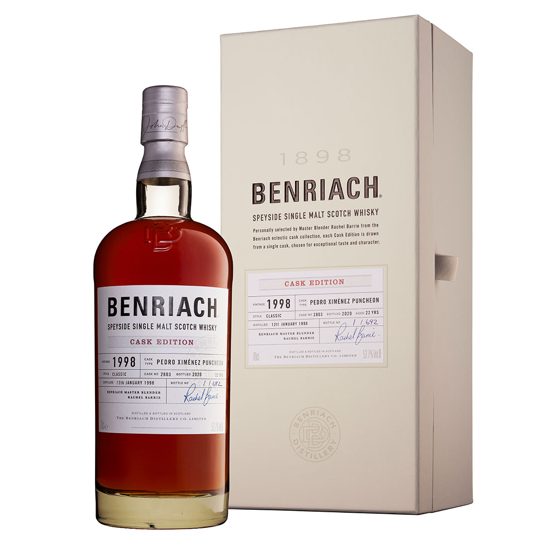 Benriach 22 Years 1998 Cask 2803 Batch 17 Pedro Ximénez Puncheon — Asher.sg