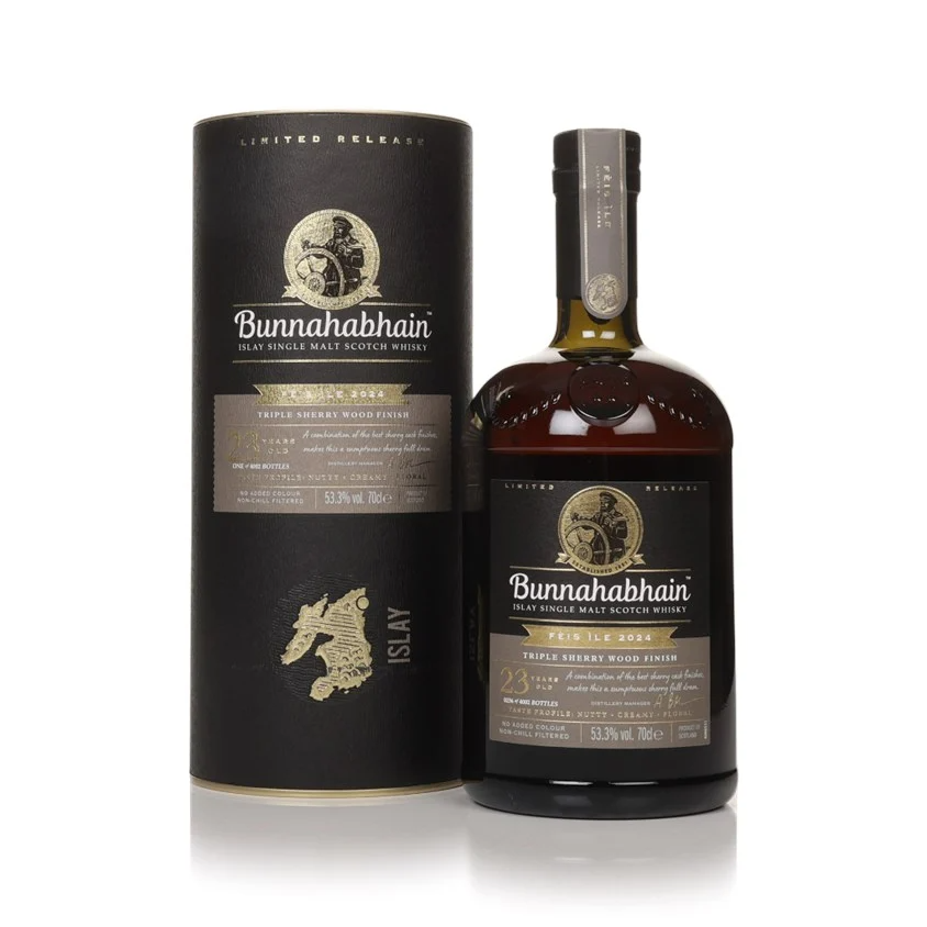 Bunnahabhain 23 Years Triple Sherry Wood Feis Ile 2024 Single Malt 53 ...