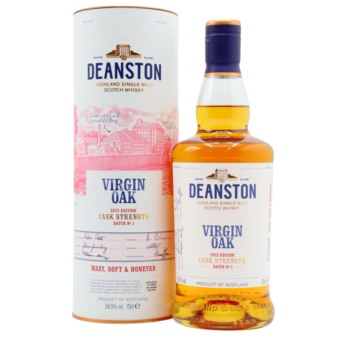 Deanston Virgin Oak Cask Strength 2023 Edition Single Malt 58.5% ABV 7 ...
