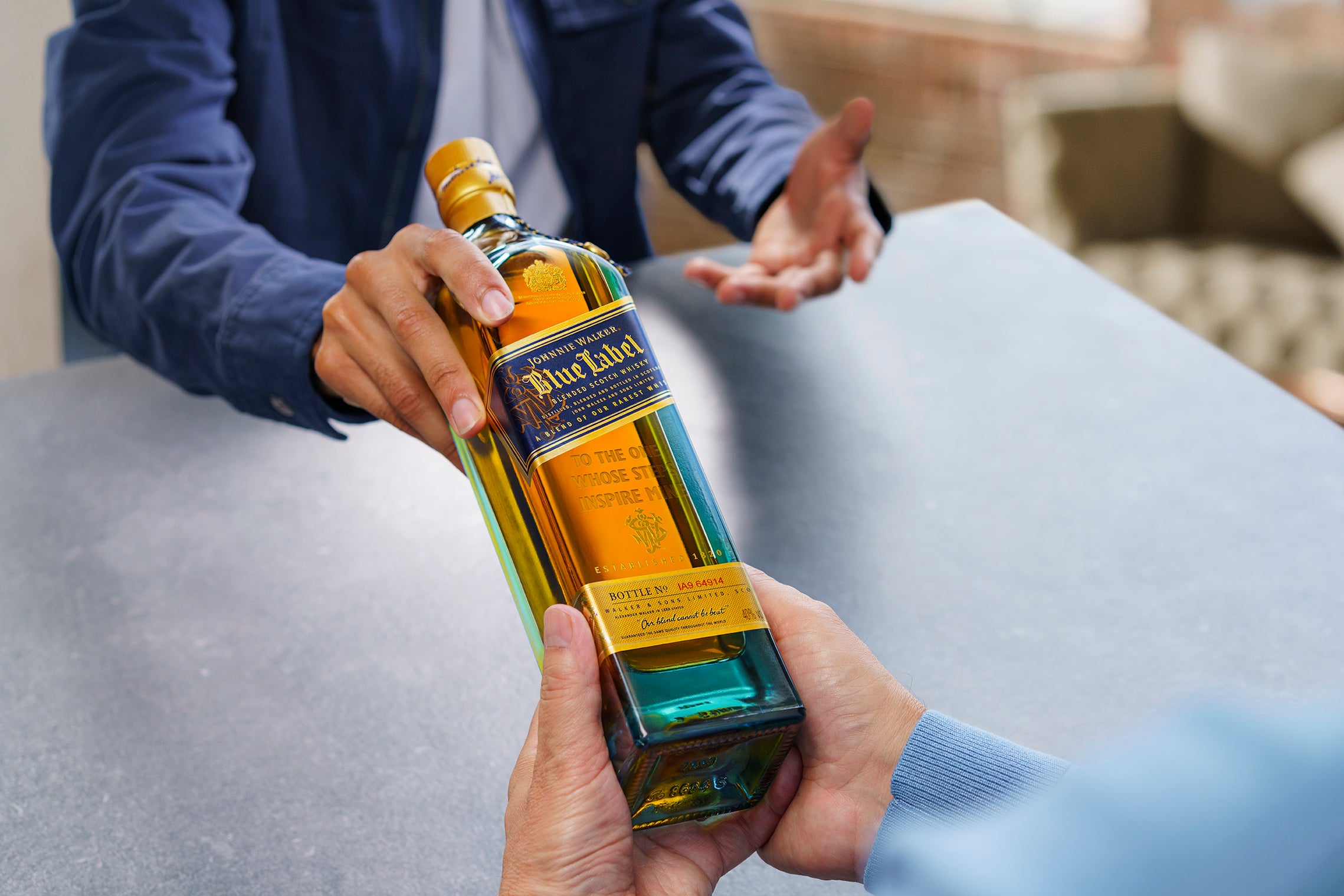 Johnnie Walker Blue Label Engraving (Giftbox) | Asher BWS Alcohol ...