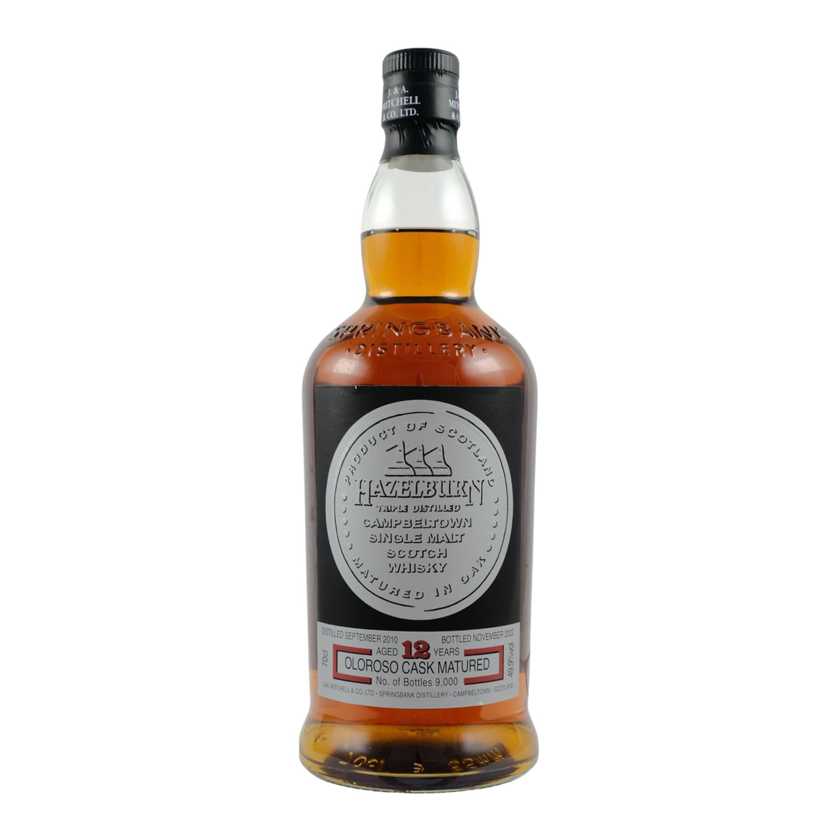 Hazelburn 12 Years Sherry Single Malt 49.9% ABV 700ml — Asher.sg