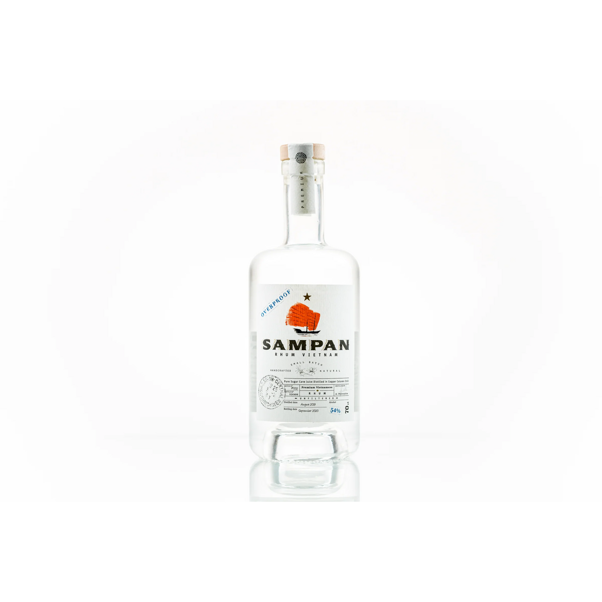 Sampan Overproof White Rhum 700ml — Asher.sg