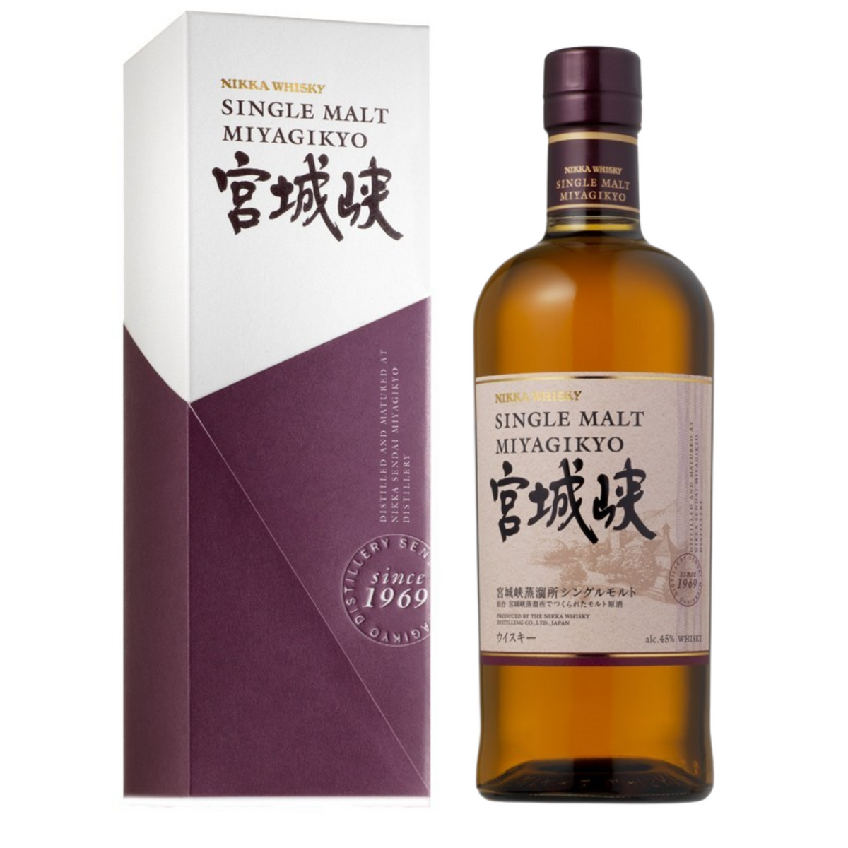 Nikka Miyagikyo Single Malt 700ml — Asher.sg