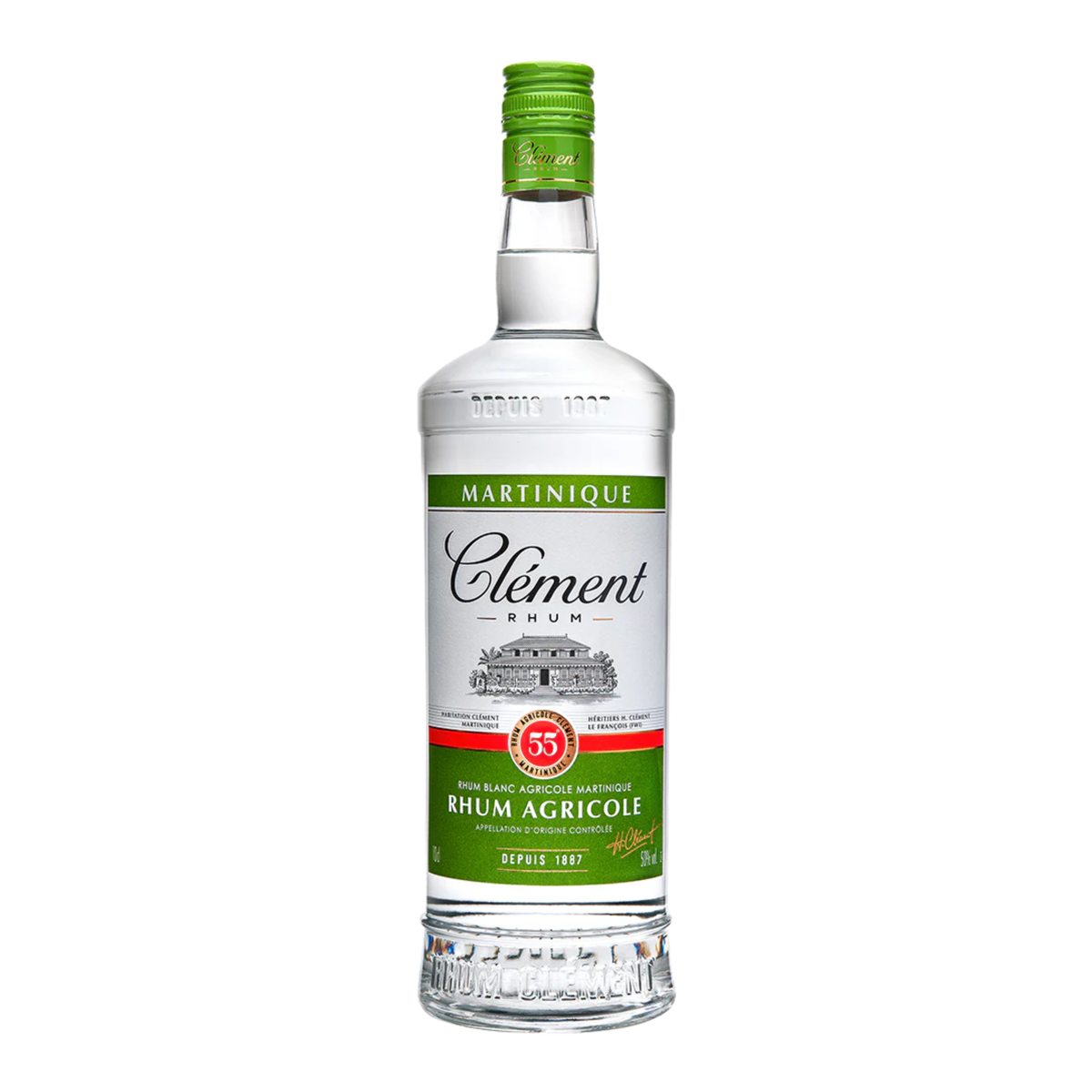 Rhum Clement Agricole Blanc 40% ABV 700ml — Asher.sg