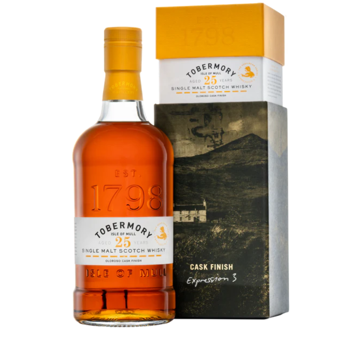 Tobermory 25 Years The Hebridean Series Single Malt 48.1% ABV 700ml ...